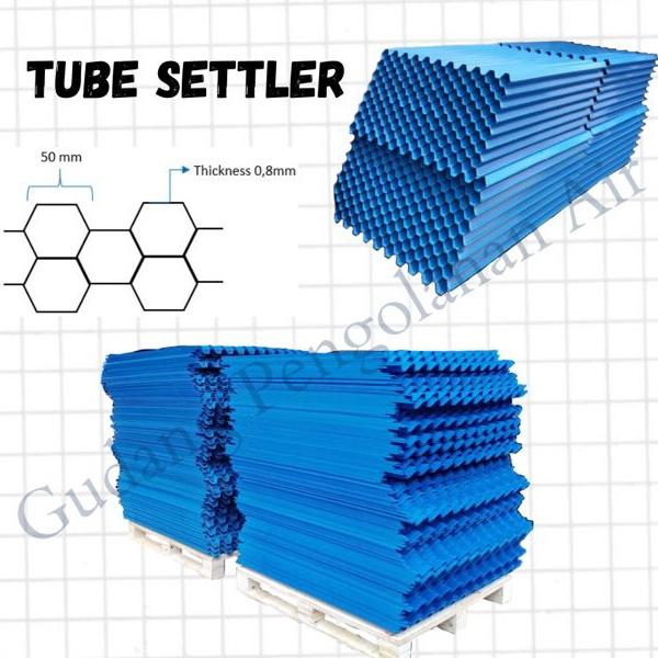 Jual tube settler/lamella PVC Blue - 1,2m x 1m, Lembaran - Kab. Bogor ...
