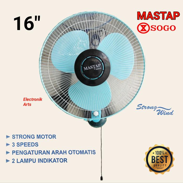 Jual Kipas Angin Dinding 16 Inch Mastap/Wall Fan/Kipas Murah ...