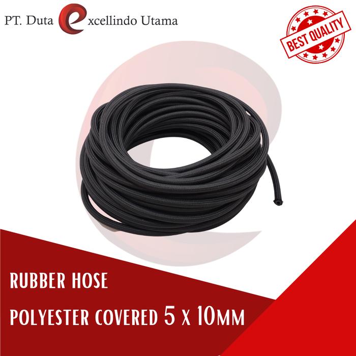 Jual Rubber Hose Polyester Covered Ø5x10mm EPDM For Steam/Hot Water ...