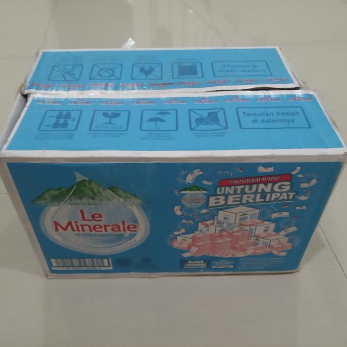Jual Kardus kosong bekas minuman aqua / le minerale / vit / AQ-8 - Kota ...