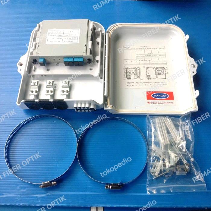Jual odp 8 core lengkap spliter box 1:4 SC upc - Jakarta Barat - RUMAH ...