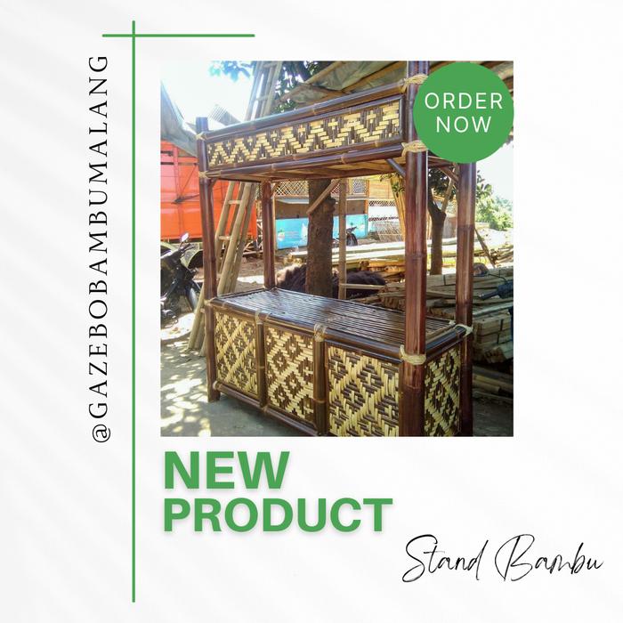 Jual Stand Jualan Unik Dari Bambu - Kota Malang - Gazebo Bambu dan ...