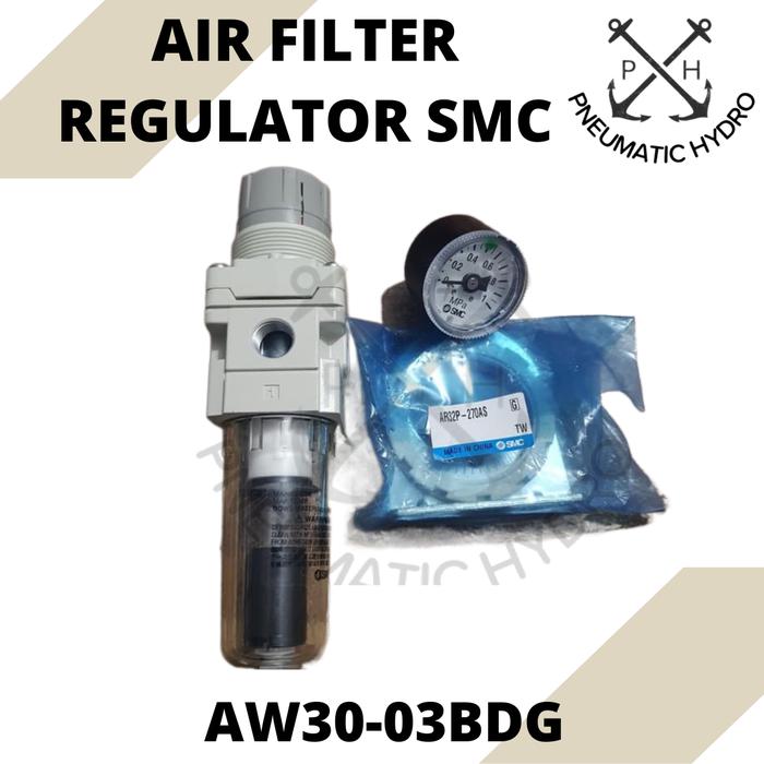 Jual Air Filter Regulator SMC AW30-03BDG - Jakarta Barat - Pneumatic ...