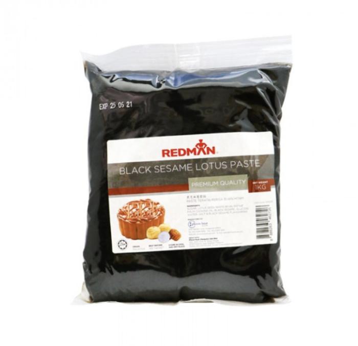 Jual REDMAN PREMIUM MOONCAKE FILLING BLACK SESAME LOTUS PASTE 1KG ...