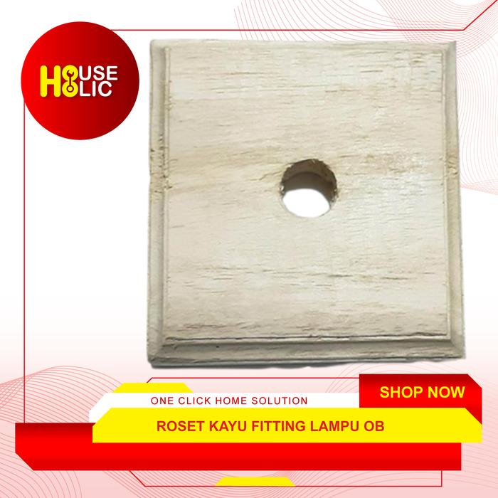 Jual Roset Kotak Tempel Rocet Kayu Tatakan Fitting Lampu Saklar Stop ...