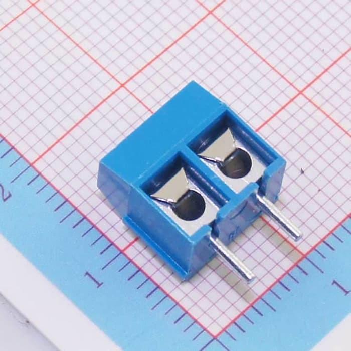 Jual Terminal Block 2Pin Screw 2P Skrup PCB Blok 5mm Cable Connector ...