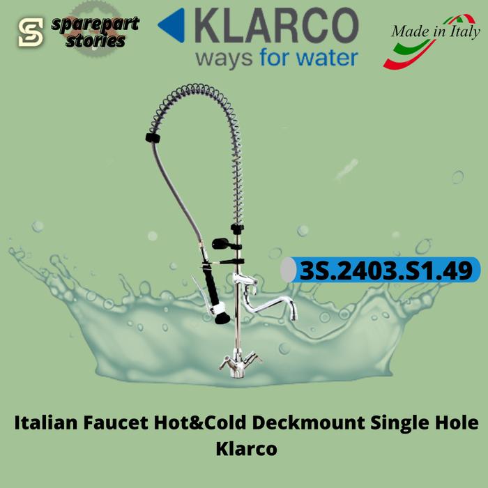 Jual Klarco Pre Rinse Hot&Cold Deck Mounted 2S.2403.S1.49 Made In Italy - Jakarta Pusat ...