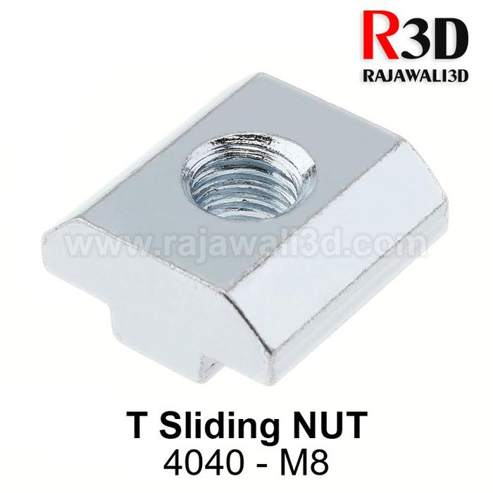 Jual T Nut M8 Tee Nut T Sliding Nut 40-M8 Square Aluminium Profile 4040 - Kab. Temanggung ...
