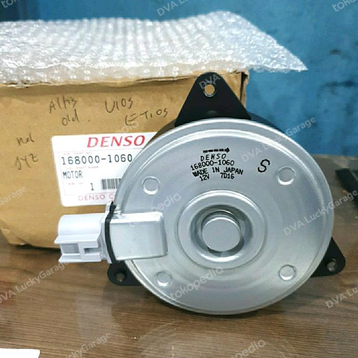 Jual 168000-1060 DENSO - MOTOR FAN TOYOTA ALTIS LAMA / VIOS / ETIOS ...