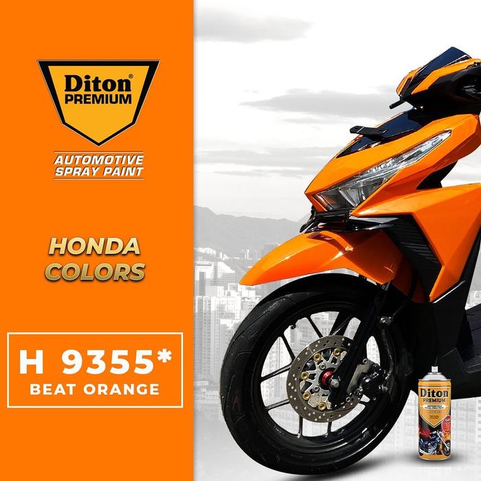 Promo Cat Semprot DITON PREMIUM Honda Colors - Beat Orange H 9355 ...