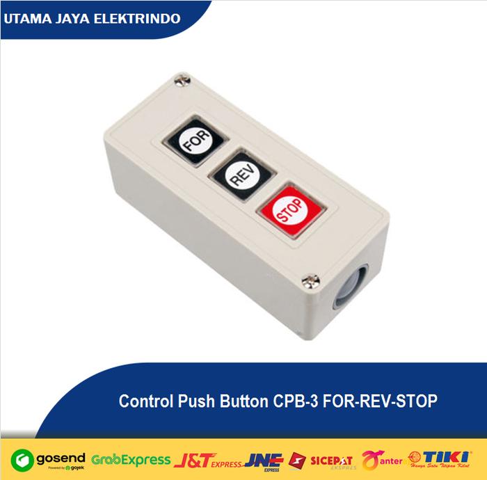 Jual Control Push Button Switch CPB-3 3A 250VAC tombol FOR REV STOP ...