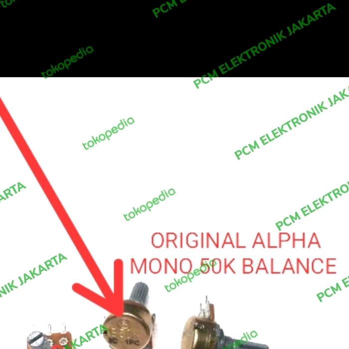 Jual potensio pot mono b50k 50k aplus a plus balance asli ori original ...