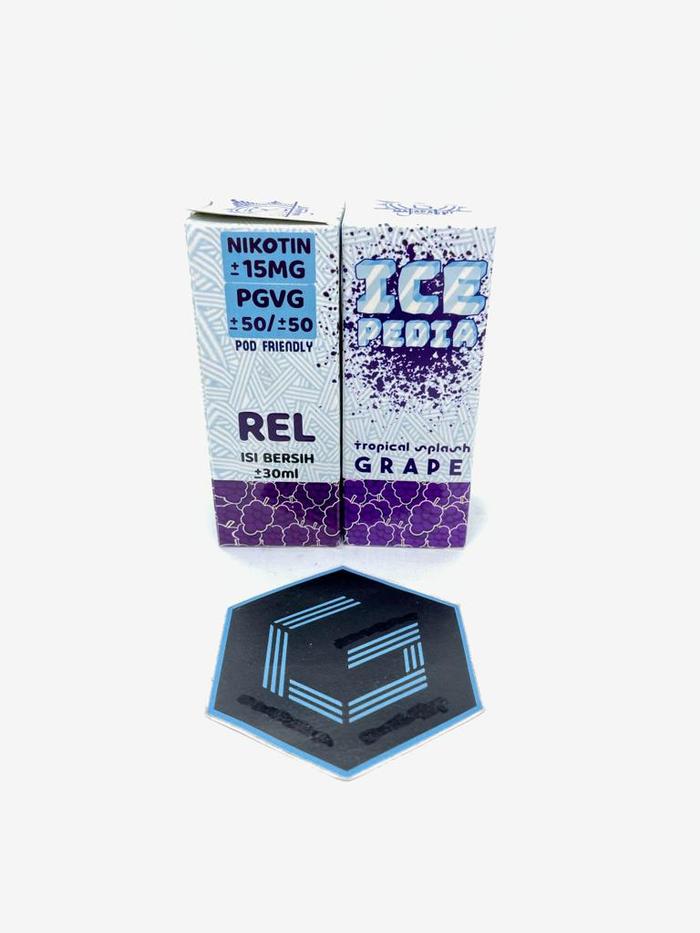 Jual SALT - Icepedia GRAPE Pods Friendly 30ML by Majapahit Liquid Ice ...