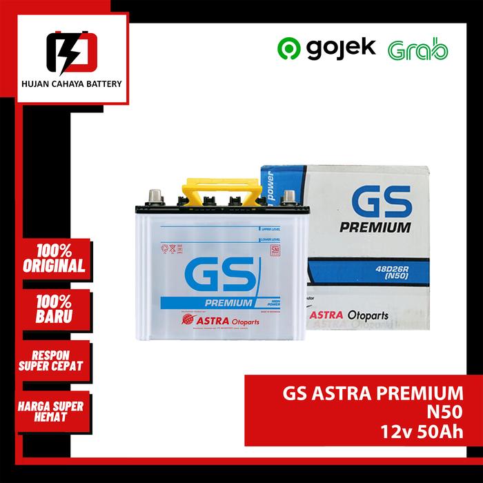 Jual Aki Mobil GS-A PREMIUM N50/ N-50 /N 50- Aki NISSAN TERRANO (1996-2006) - Jakarta Utara ...