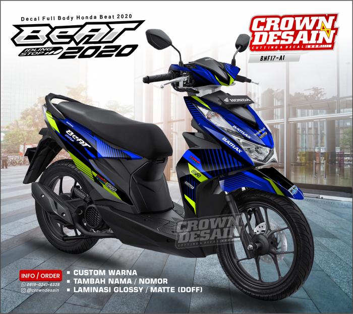 Jual Honda Decal Stiker Beat Street New 2020 2021 Full Body - BIRU ...