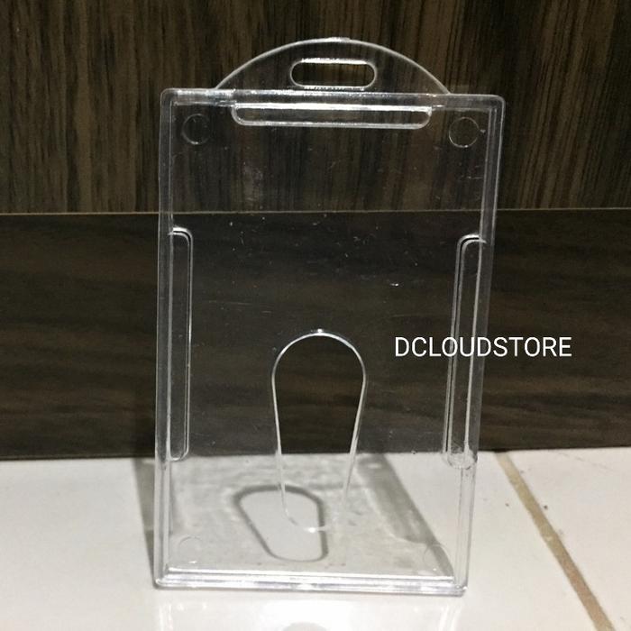 Jual Casing ID Card Holder Case Transparant Bening / Putih Transparan ...