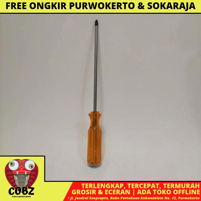 Jual 8 INCH / CAMEL Obeng Screwdriver One Way Plus Per Pcs - Kab ...