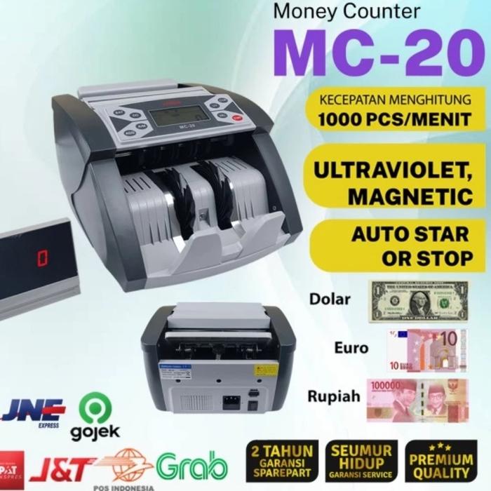 Jual Mesin Hitung Uang/ Alat penghitung uang KASSEN MC20 Money Bill ...
