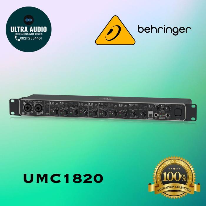 Jual Behringer UMC1820 / UMC-1820 / UMC 1820 Audio Interface ORIGINAL ...