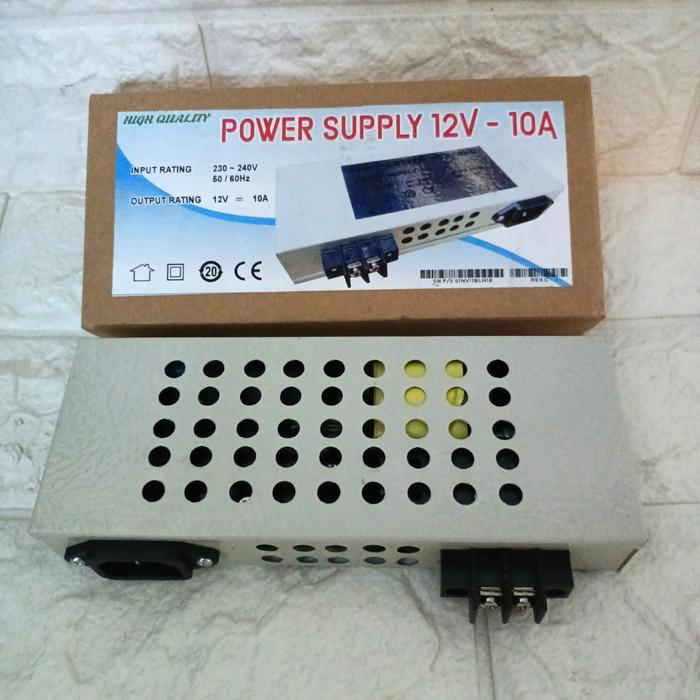 Jual adaptor 12v 10A powersupply power supply smps 12v 10 amper - Kab ...