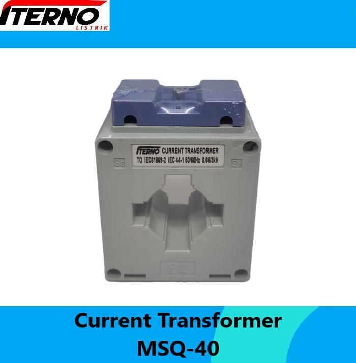 Jual Current Transformer CT MSQ-40 300/5A - 600/5A Iterno - 400A - Kota ...
