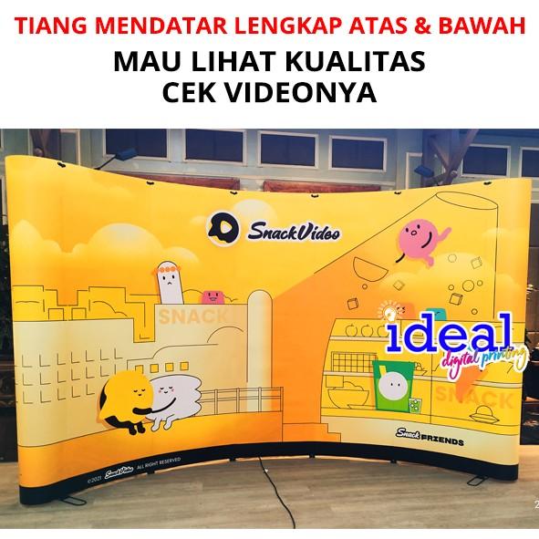 Jual Backwall / Backdrop Pameran modul 3x5 Curve Lebar 400cm Tinggi ...
