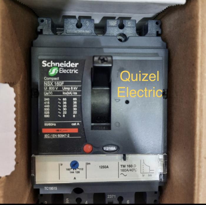 Jual MCCB NSX160F 160A 3P 36kA LV430630 Schneider - Jakarta Pusat ...