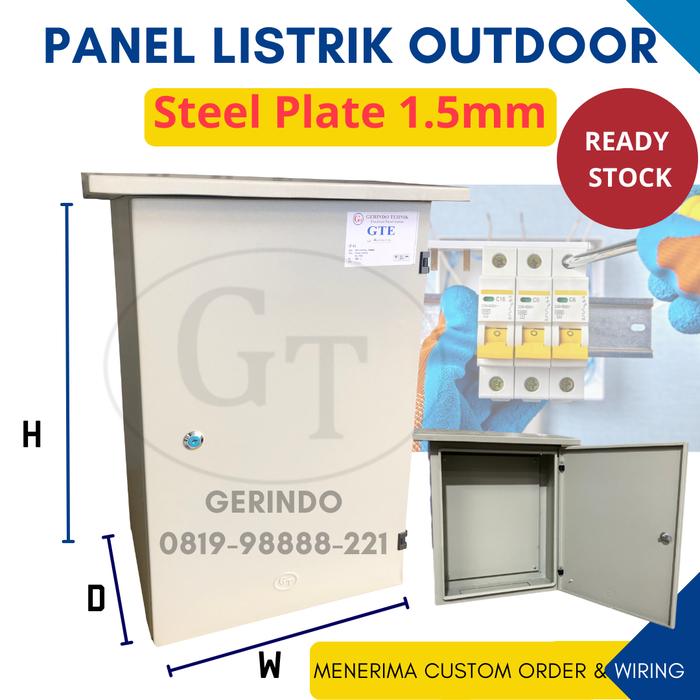 Jual Box Panel Listrik Outdoor 600x400x200mm SPHC 1.5mm RAL 7032 GT ...