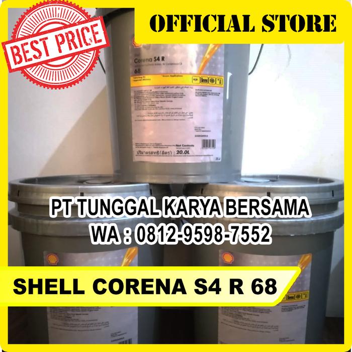Jual SHELL CORENA S4 R 68 ( 20 Liter - Ready Stock ) - Kota Tangerang ...