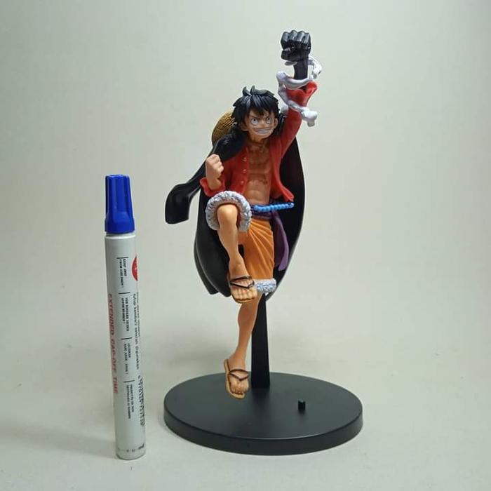 Jual mainan static figure monkey d luffy jump punch one piece statue ...
