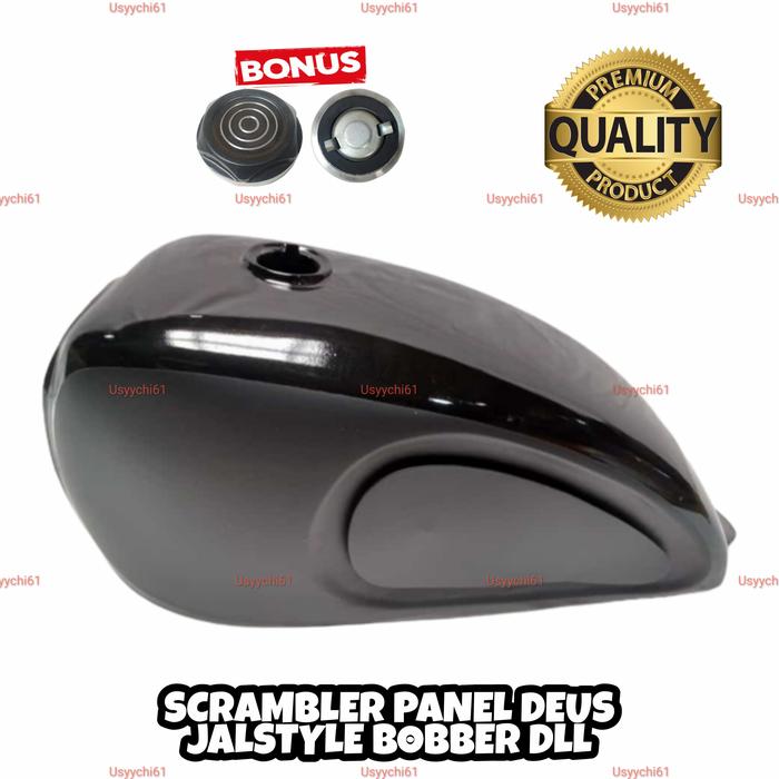 Jual Tangki Cat DEUS SCRAMBLER PANEL Japstyle Bobber Custom DLL - Kab ...