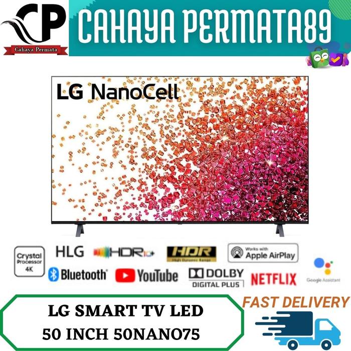 Promo LG 50NANO75 LED TV NANOCELL 50 Inch Smart TV UHD 4K HDR ...