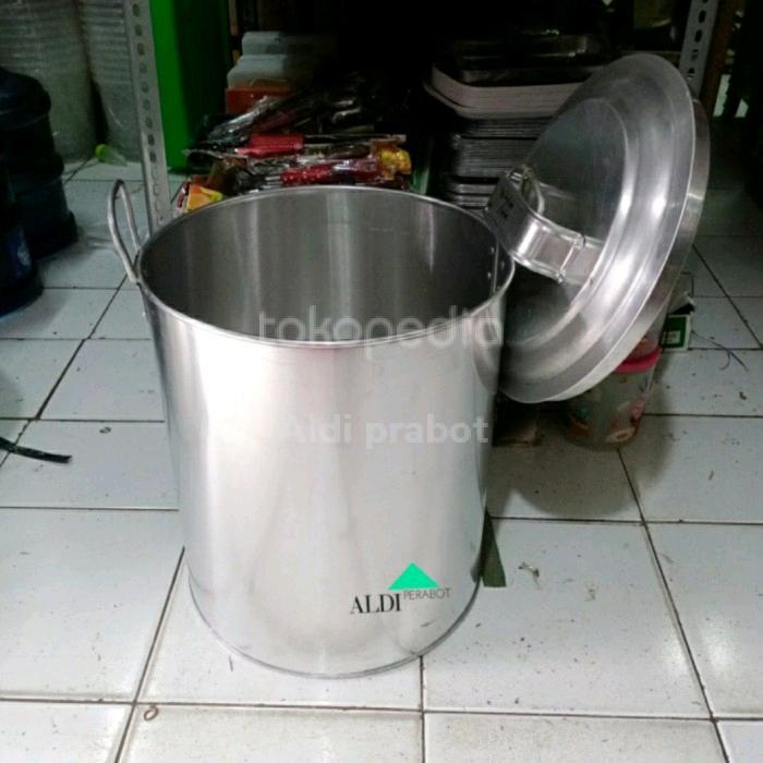 Jual Panci Rebus 50 Ltr/panci Soto Lebar 40 Cm/dandang Bubur Alumunium ...