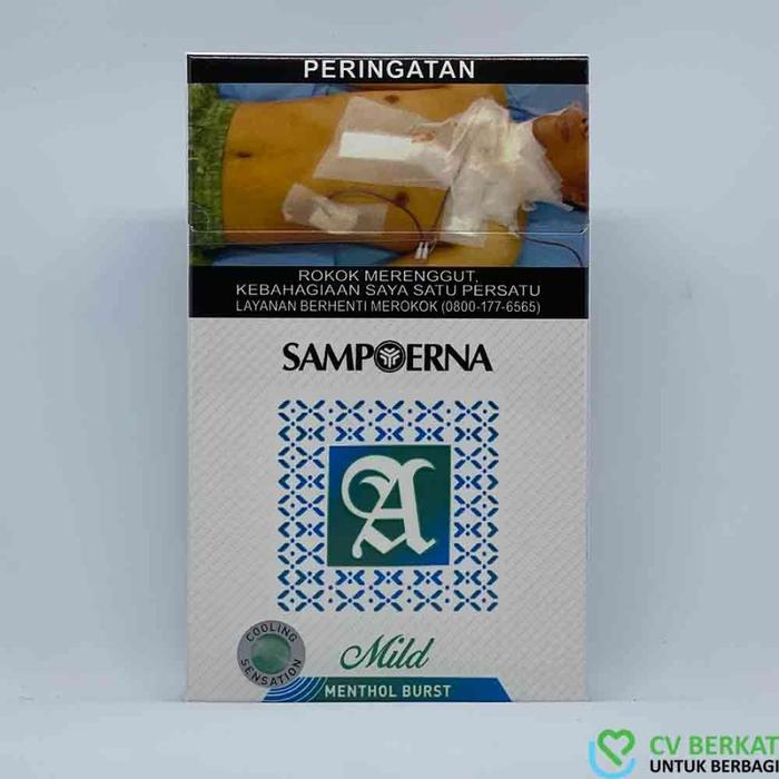 Jual Sampoerna A Mild Menthol Burst 16 Per 10 Bungkus / 1 Slop - Kota ...