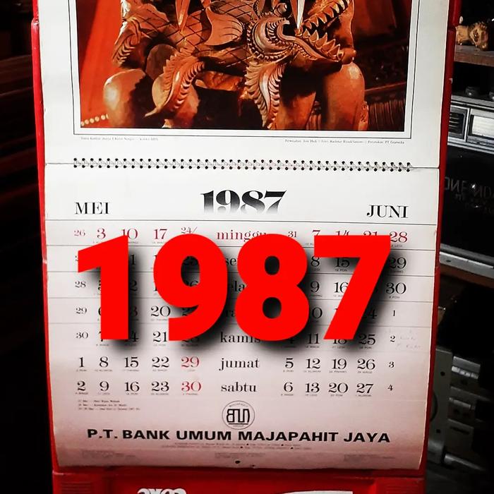 Jual Kalender 1987 lengkap - Majapahit - Kota Malang - Kertas Abc | Tokopedia