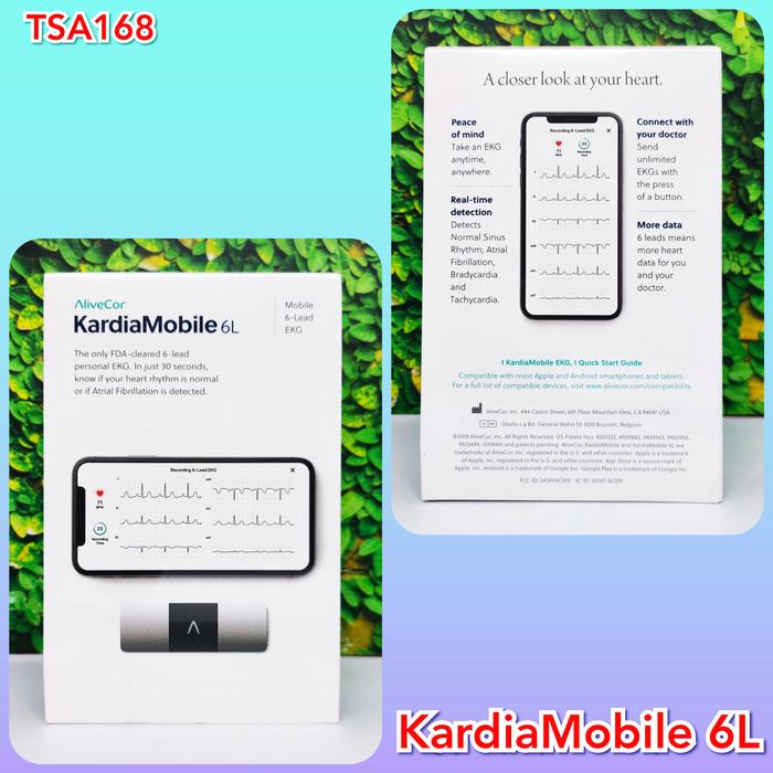 Jual AliveCor Kardia Mobile 6L Portable EKG KardiaMobile ...