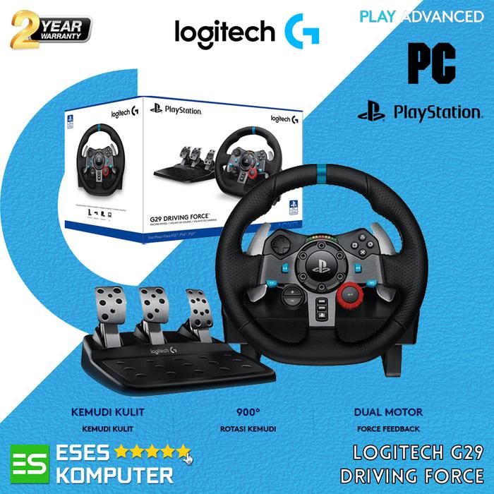 Jual Logitech G29 Driving Force | Gaming Wheel + Pedals | Pc Ps3 Ps4 ...
