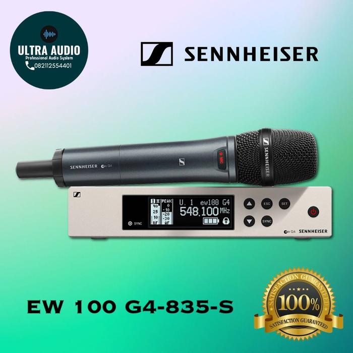 Jual SENNHEISER EW100 G4 835S / EW 100 G4-835-S Mic Wireless ORIGINAL ...