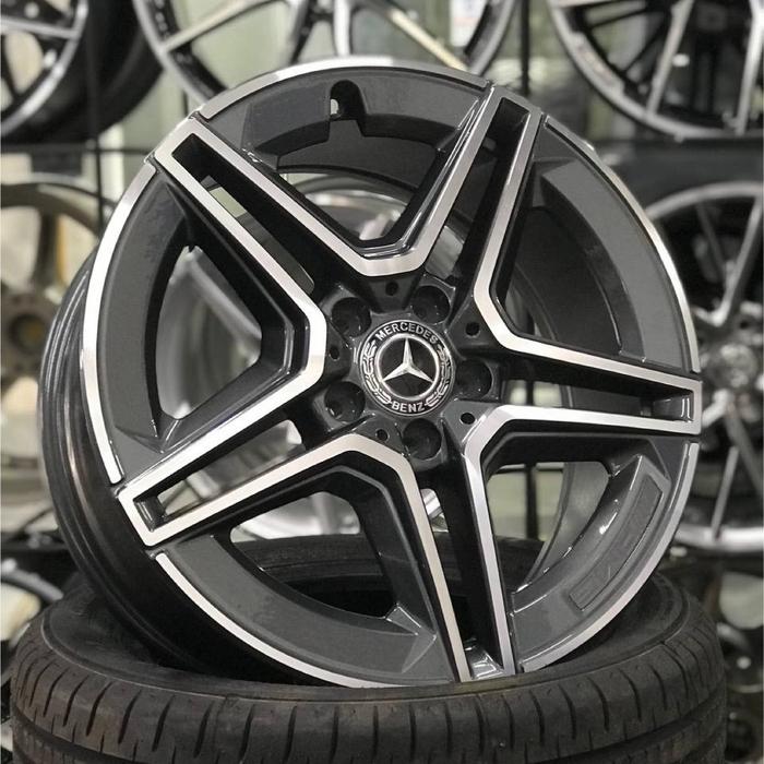 Jual Velg Mobil AMG - 8 x 18 - PCD 112/5 - ET 45- gunmett - Jakarta ...