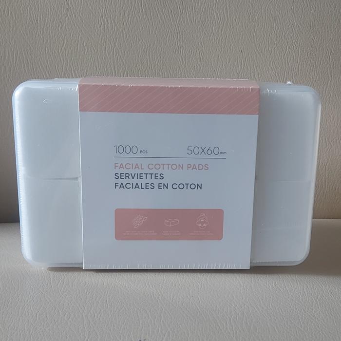 Jual Miniso Facial Cotton Pads 1000pcs 50x60mm - Miniso Kapas Tipis ...