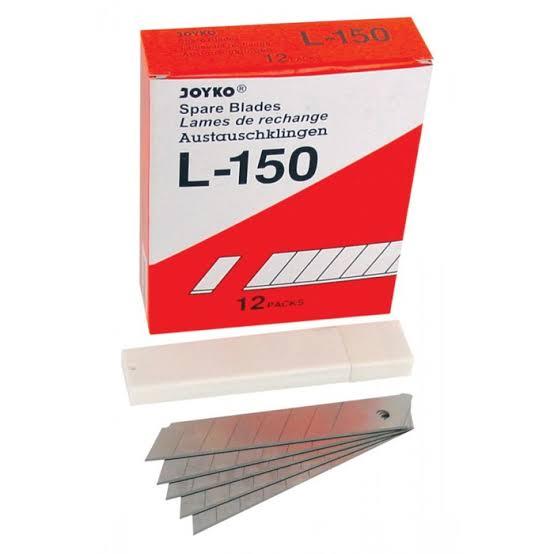 Jual Refill mata pisau cutter kenko L-150 / isi cutter untuk ukuran ...
