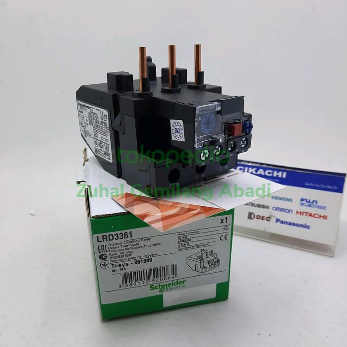 Jual LR2D33 / LRD33 (55~70A), OVERLOAD RELAY. SCHNEIDER - Jakarta Barat ...
