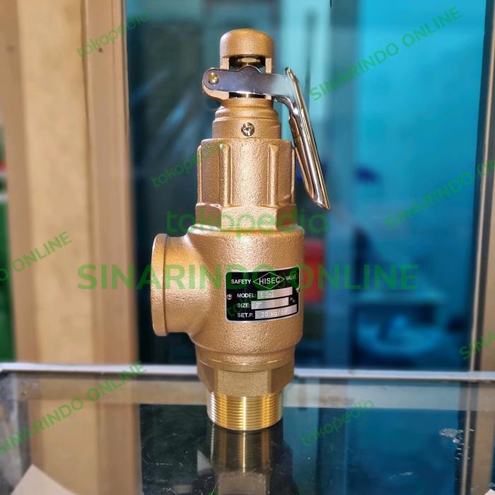 Jual Sefety Valve 20 Bar / kg 2" inch Dn 50 Drat Hisec Handle - Jakarta ...