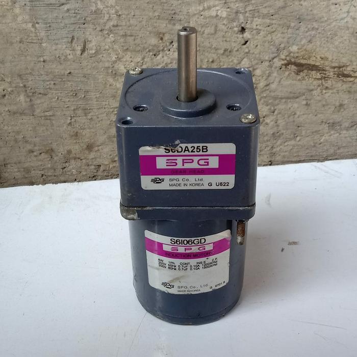 Jual Ac Motor Gearbox S.P.G 220V Ratio 1:25 60Rpm - Kota Surabaya ...