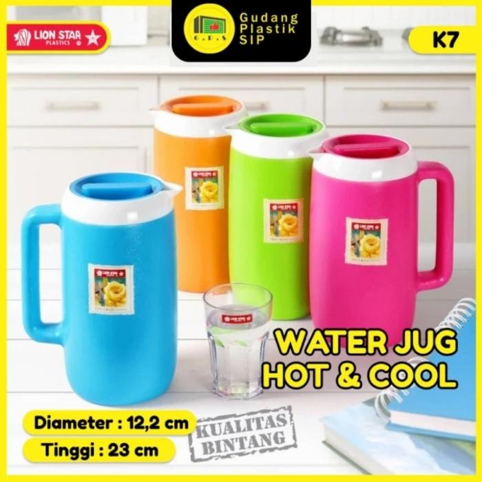 Jual Teko Eskan 1,7 Liter Lion Star K7 Water Jug Thermo Termos Air Panas Di Seller Shin Store ...