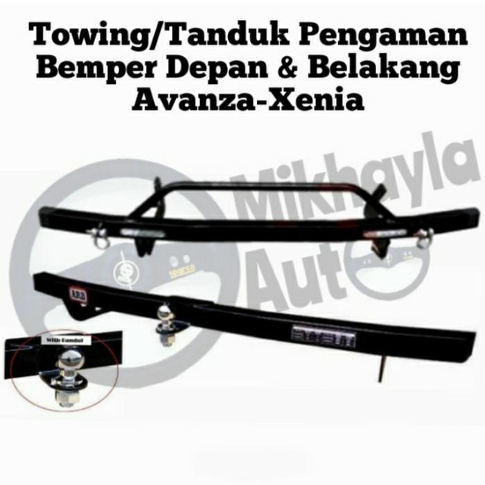 Jual PAKET TANDUK TOWING PENGAMAN BEMPER DEPAN BELAKANG AVANZA XENIA ...