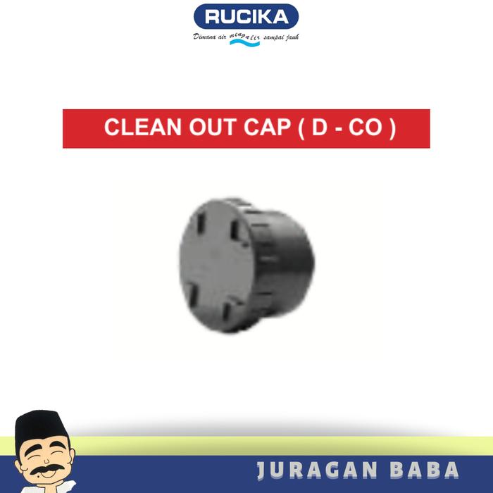 Jual RUCIKA - CLEAN OUT CAP D-CO 4" / TUTUP SEPTIC TANK DOP PVC - Kota ...