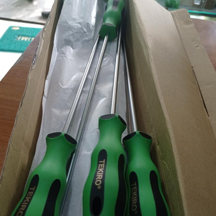 Jual Obeng Tekiro gagang tpr panjang Plus PH2 x 300 mm / 30 cm - Kota ...