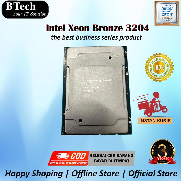 Jual Intel Xeon Bronze 3204 Scalable 2nd Gen Tray Processor - Jakarta ...