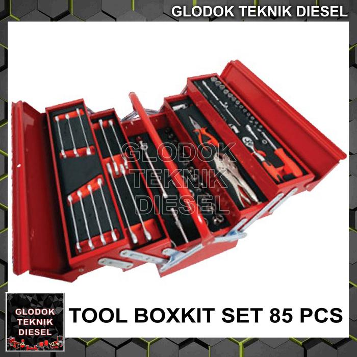 Jual WIPRO 1/4" & 1/2" Tool Box Kit Set 85 Pcs Metric TS 086 TS086 LENGKAP - Kota Tangerang ...